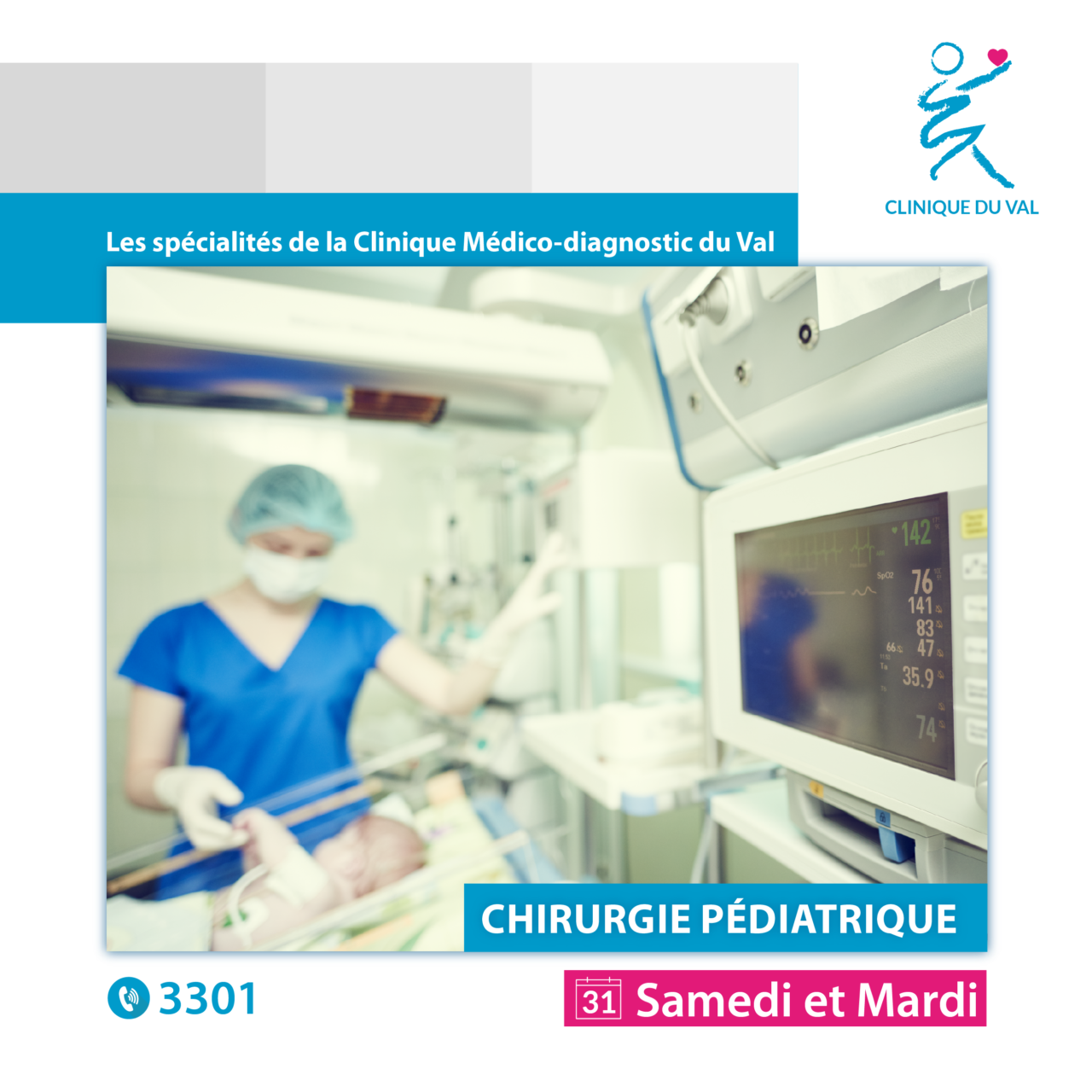 Chirurgie pédiatrique | Clinique du val